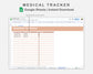 Google Sheets - Medical Tracker - Neutral – kjunstudio