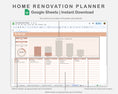 Google Sheets - Home Renovation Planner - Neutral – kjunstudio