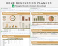 Google Sheets - Home Renovation Planner - Boho – kjunstudio
