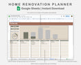 Google Sheets - Home Renovation Planner - Earthy – kjunstudio