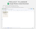 Google Sheets - Project Planner - Boho – kjunstudio