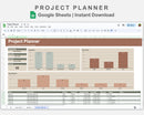 Google Sheets - Project Planner - Earthy – kjunstudio