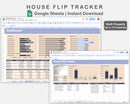 Google Sheets - House Flip Tracker - Sweet – kjunstudio