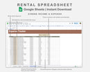 Google Sheets - Rental Spreadsheet - Multi Property - Earthy – kjunstudio