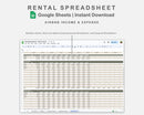 Google Sheets - Rental Spreadsheet - Multi Property - Earthy – kjunstudio