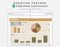 Google Sheets Donation Tracker Boho Kjunstudio