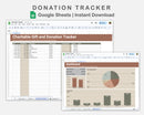 Google Sheets - Donation Tracker - Earthy – kjunstudio