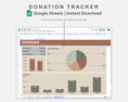 Google Sheets - Donation Tracker - Earthy – kjunstudio