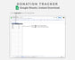 Google Sheets - Donation Tracker - Sweet – kjunstudio