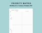 B6 Wide Inserts - Priority Matrix – kjunstudio