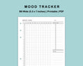 B6 Wide Inserts - Mood Tracker – kjunstudio