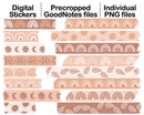 Digital Washi Tape - Neutral Rainbow – kjunstudio