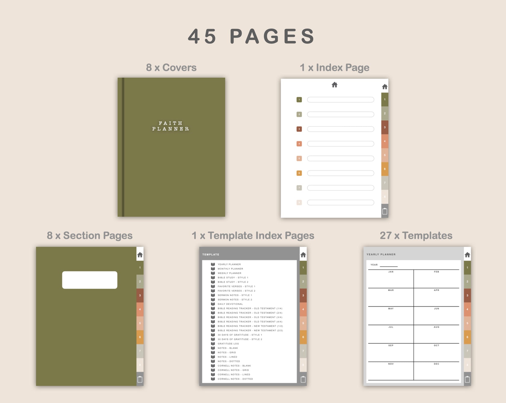 Digital Faith Planner - Boho – kjunstudio