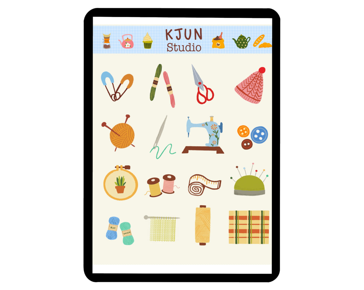 Digital Sticker - Craft Time – kjunstudio