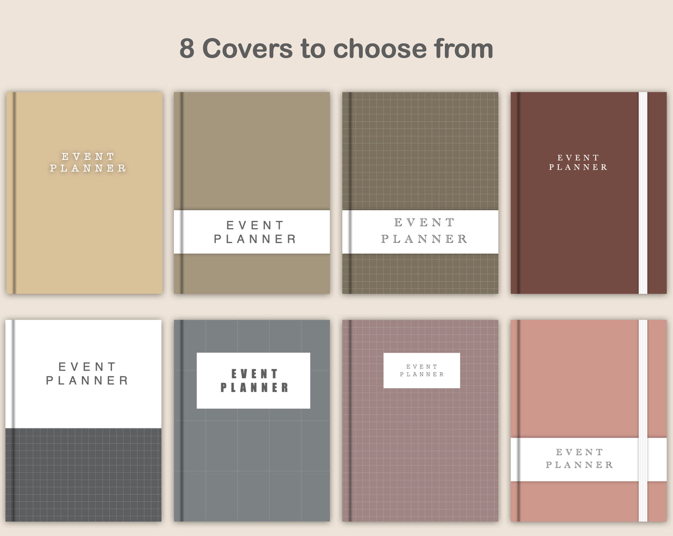 Digital Event Planner - Muted – kjunstudio