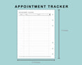 B6 Wide Inserts - Appointment Tracker – kjunstudio