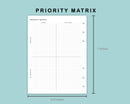 B6 Wide Inserts - Priority Matrix – kjunstudio