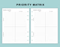 B6 Wide Inserts - Priority Matrix – kjunstudio