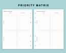 B6 Wide Inserts - Priority Matrix – kjunstudio