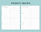 B6 Wide Inserts - Priority Matrix – kjunstudio
