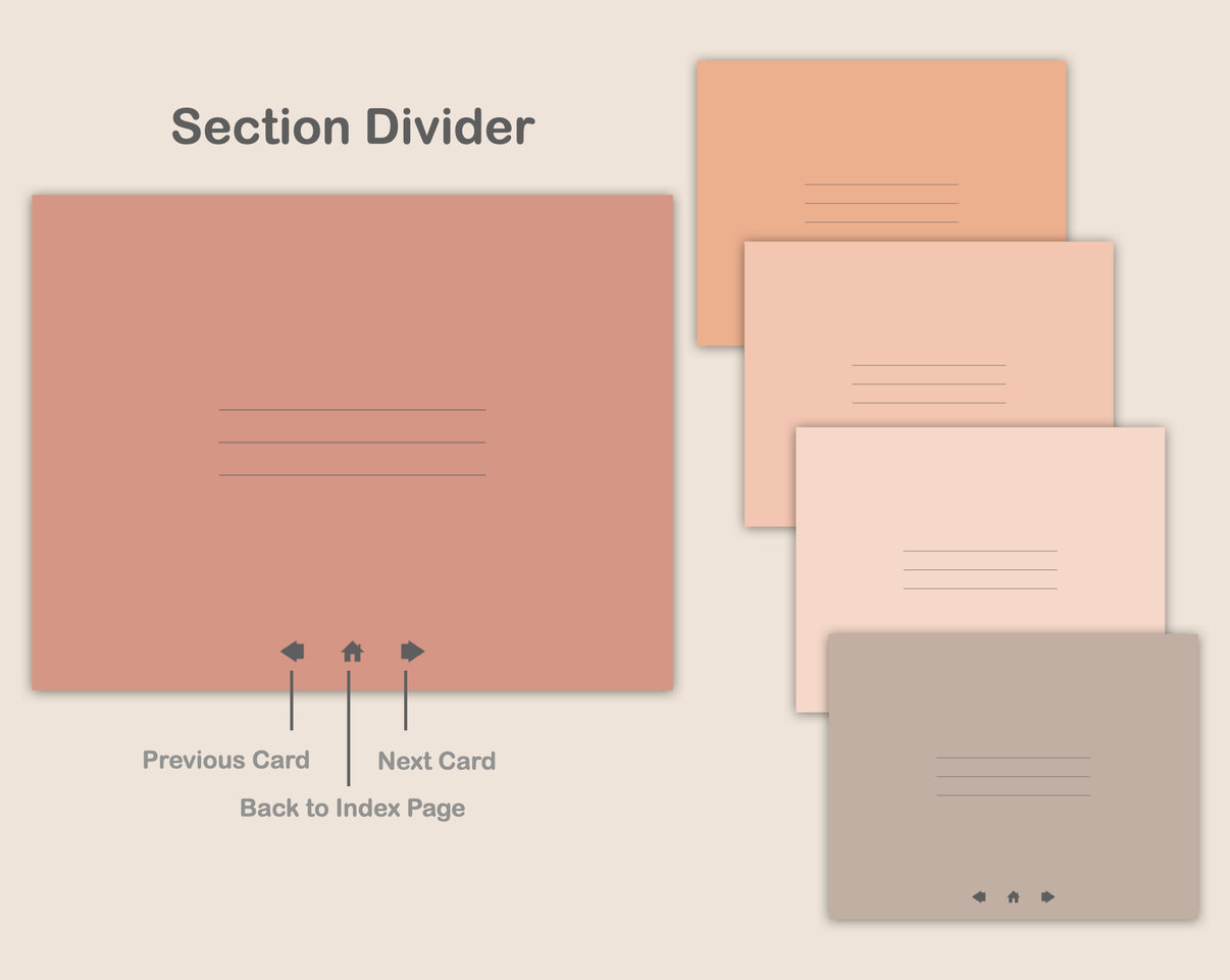 Digital Flashcards - Neutral – kjunstudio
