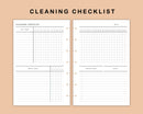 Mini Happy Planner Inserts - Cleaning Checklist – kjunstudio