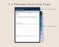 Digital Therapy Journal - Classic Blue – kjunstudio