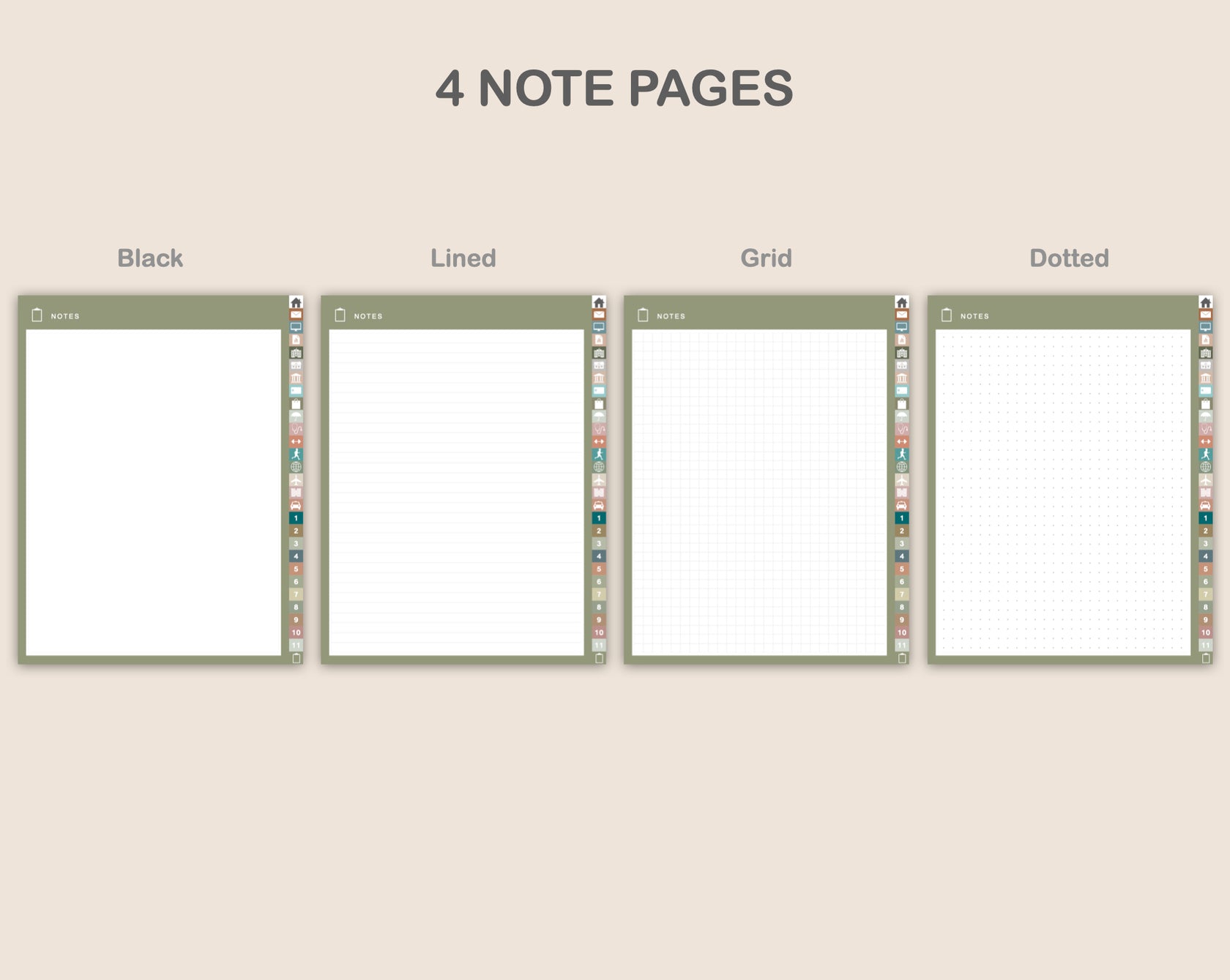 Digital Password Keeper Table - Neutral – kjunstudio