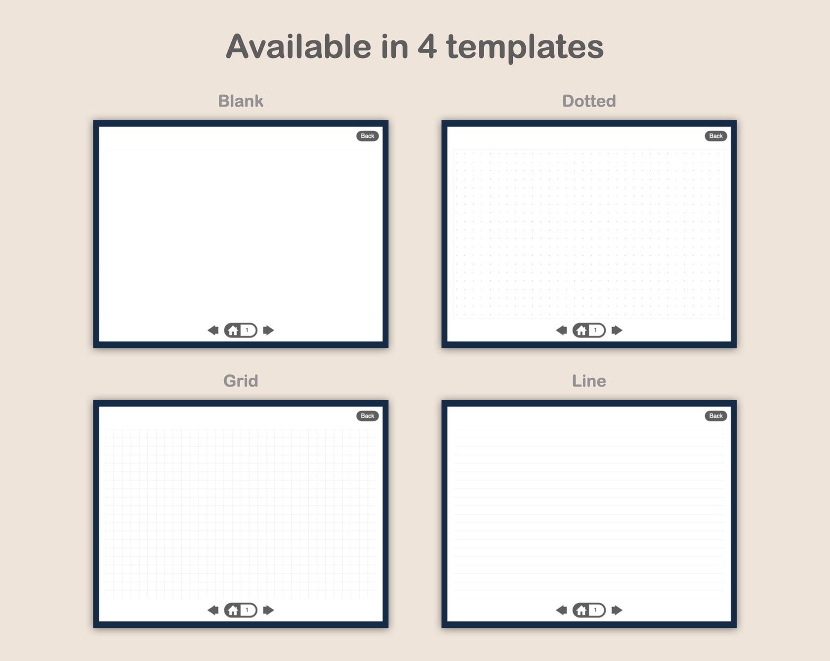 Digital Flashcards - Classic Blue – kjunstudio