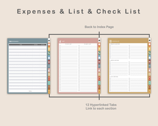 Digital Event Planner - Boho – kjunstudio