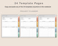 Digital Project Planner - Portrait - Boho – kjunstudio