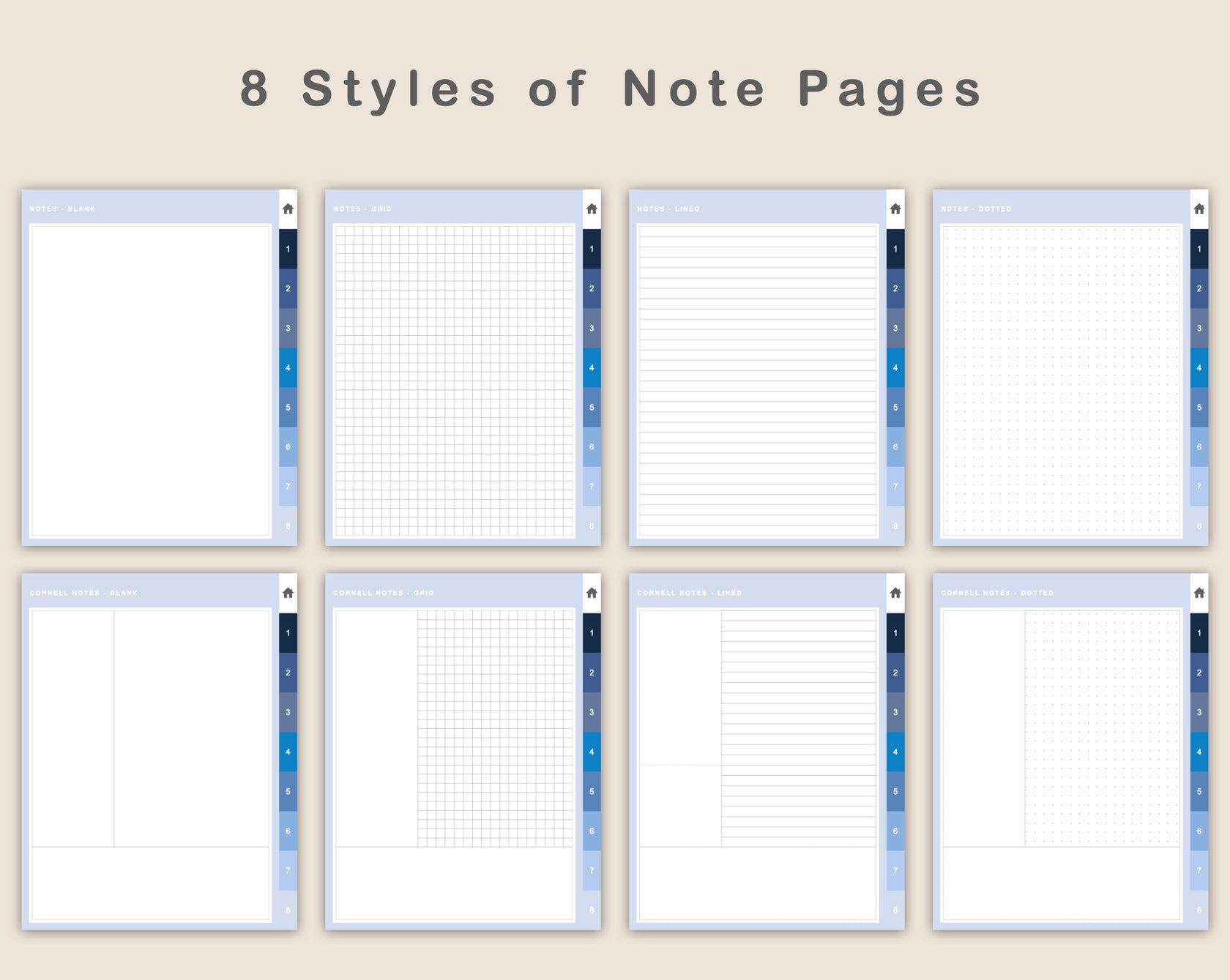Digital Therapy Journal - Classic Blue – kjunstudio